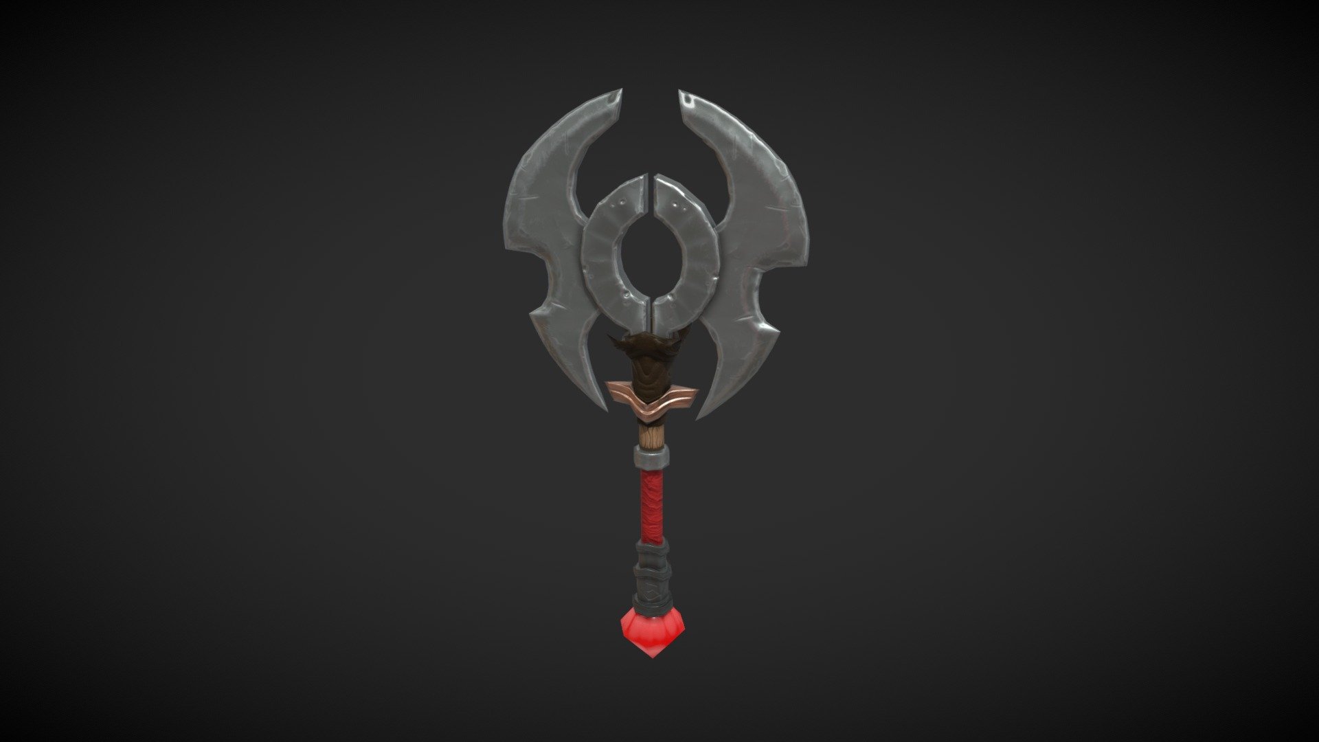 Demon Axe - 3D model by DjSora (@djsora7771) [bbe5f50] - Sketchfab