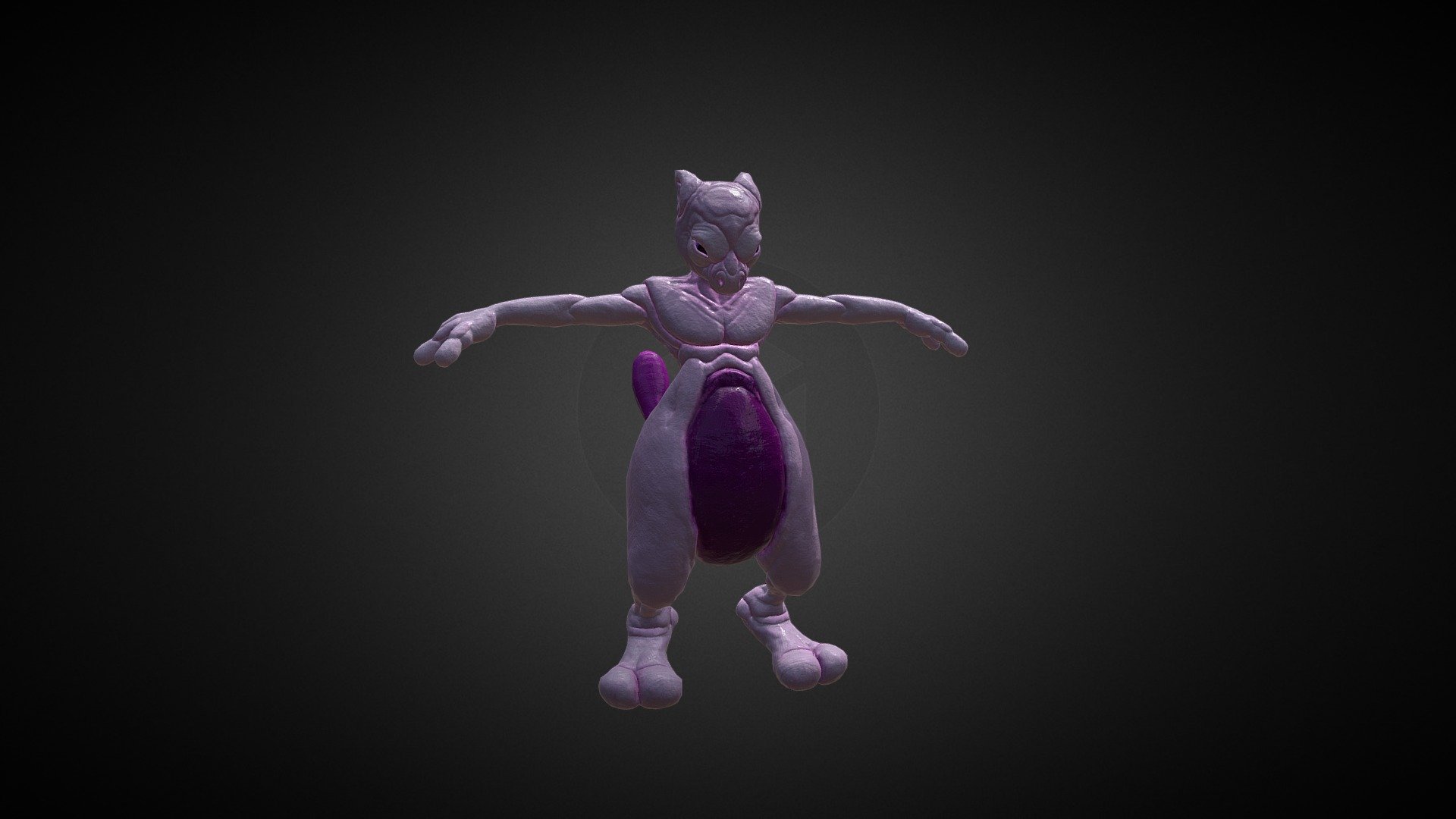 Pokemon Mewtow - 3D model by Tiot [bbe7de9] - Sketchfab