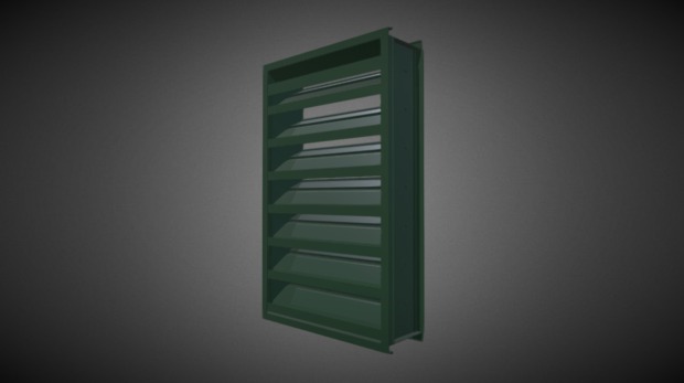 1606DHP Louver - 3D model by Nailor [bbe843f] - Sketchfab