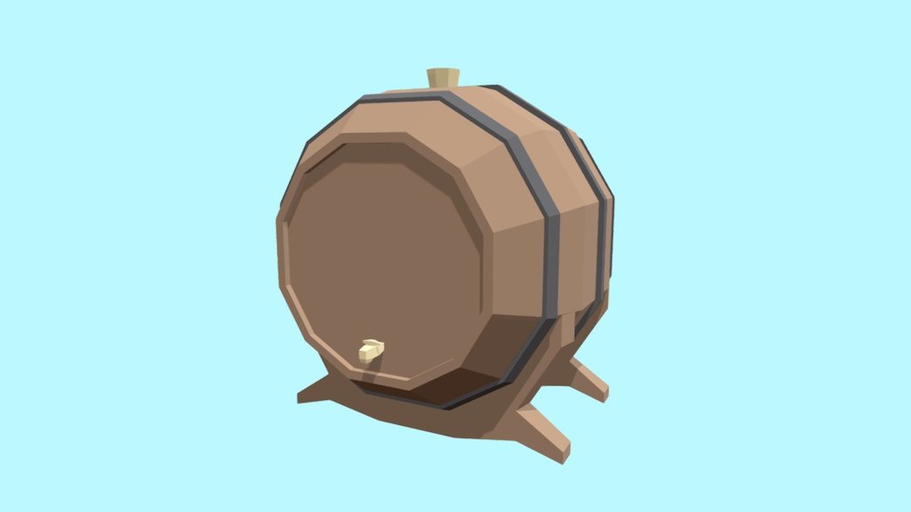 [WIP] Mead Barrel Medieval Contest - Download Free 3D model by Tobal ...