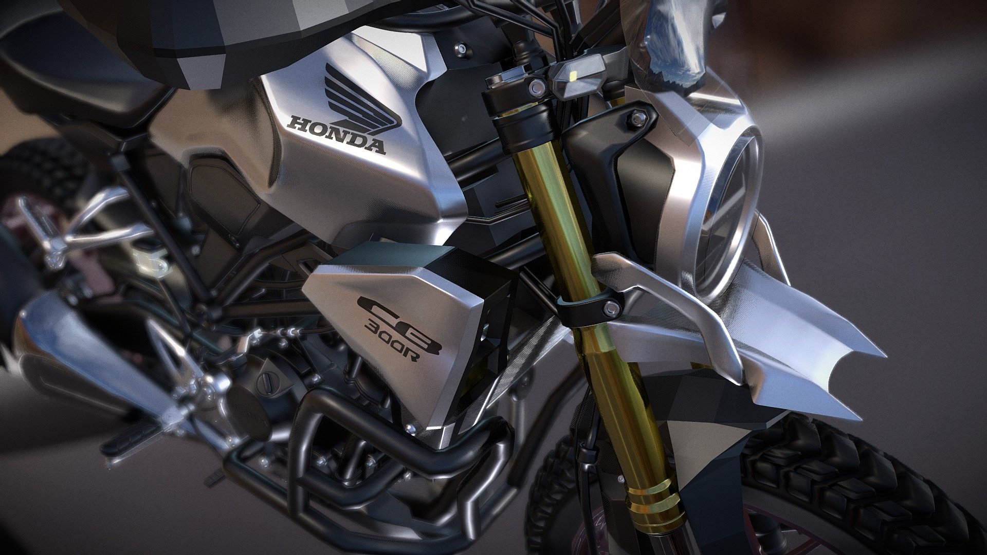 CB300ADV Project V8 - 3D model by drgarbage.tw [bbeab96] - Sketchfab