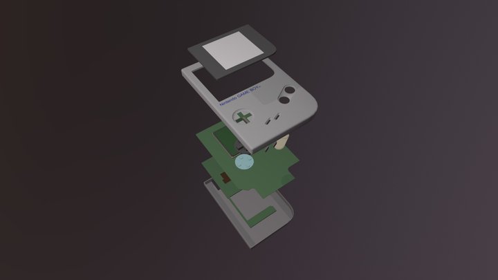 Gameboy-nintendo-tech-deconstruct 3D models - Sketchfab