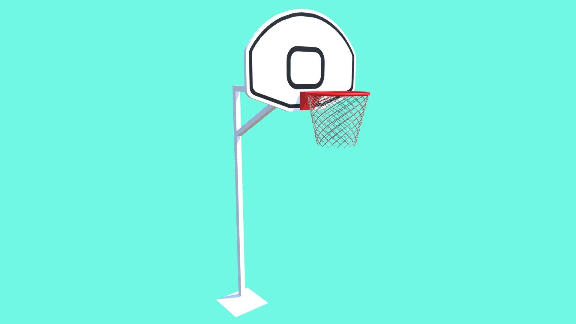 canasta baloncesto basketball hoop - Download Free 3D model by ...