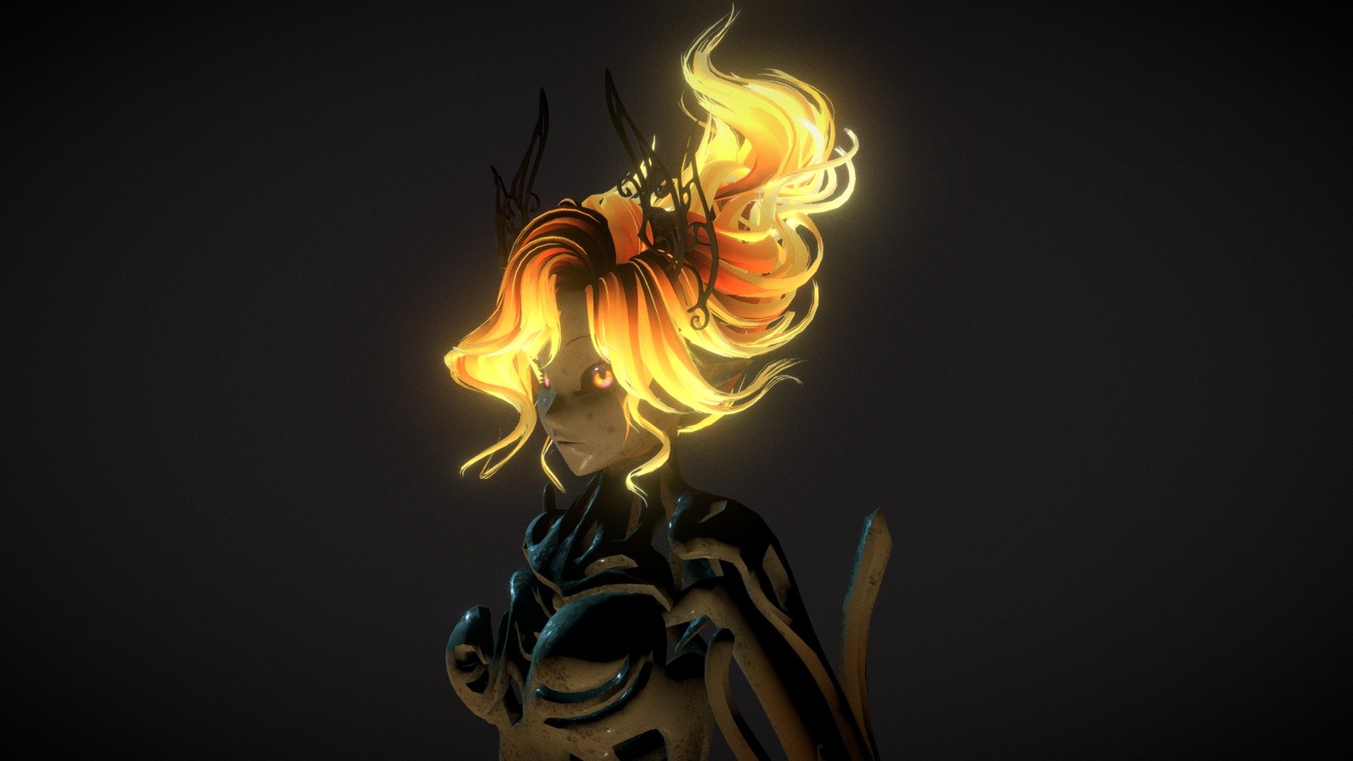 Candle Demon OC - 3D model by Depression (@DepressionVT) [bbef9a1 ...