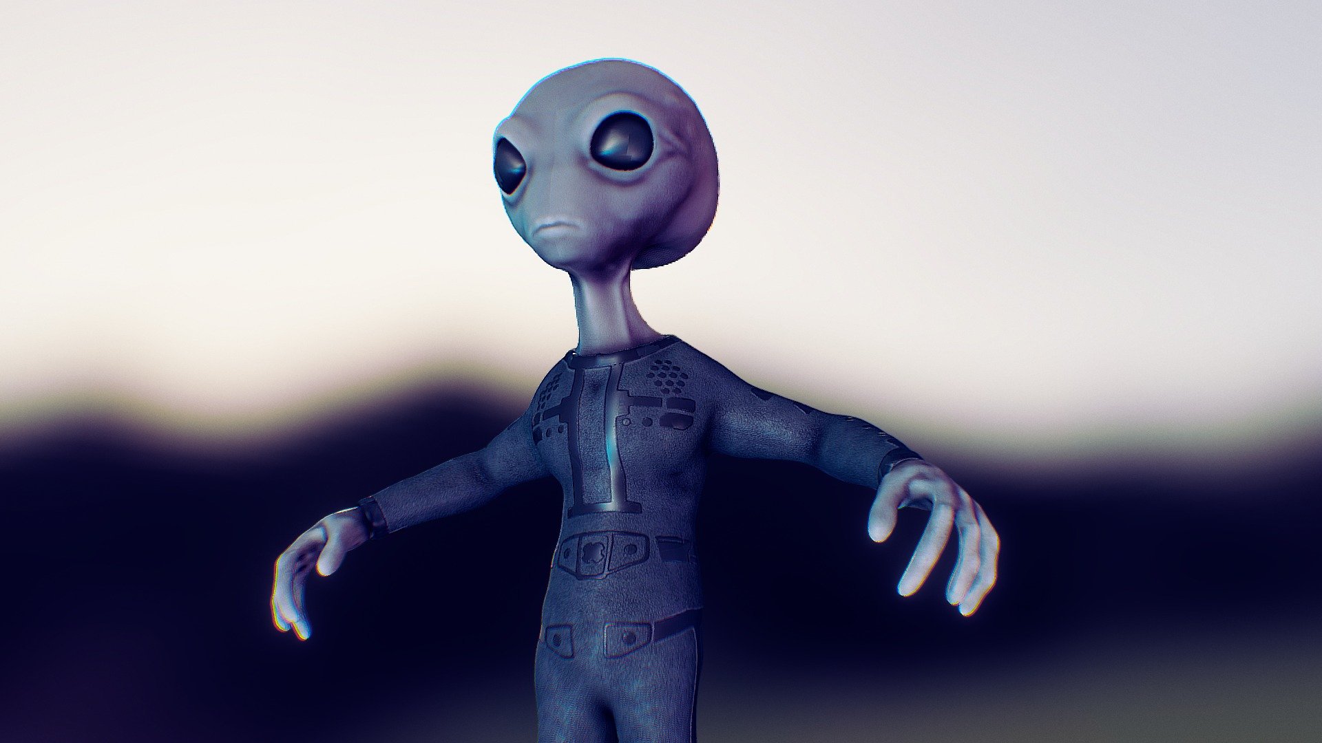 ALIAN BASE CHARACTER - Download Free 3D model by Idmenthal (@idmental ...