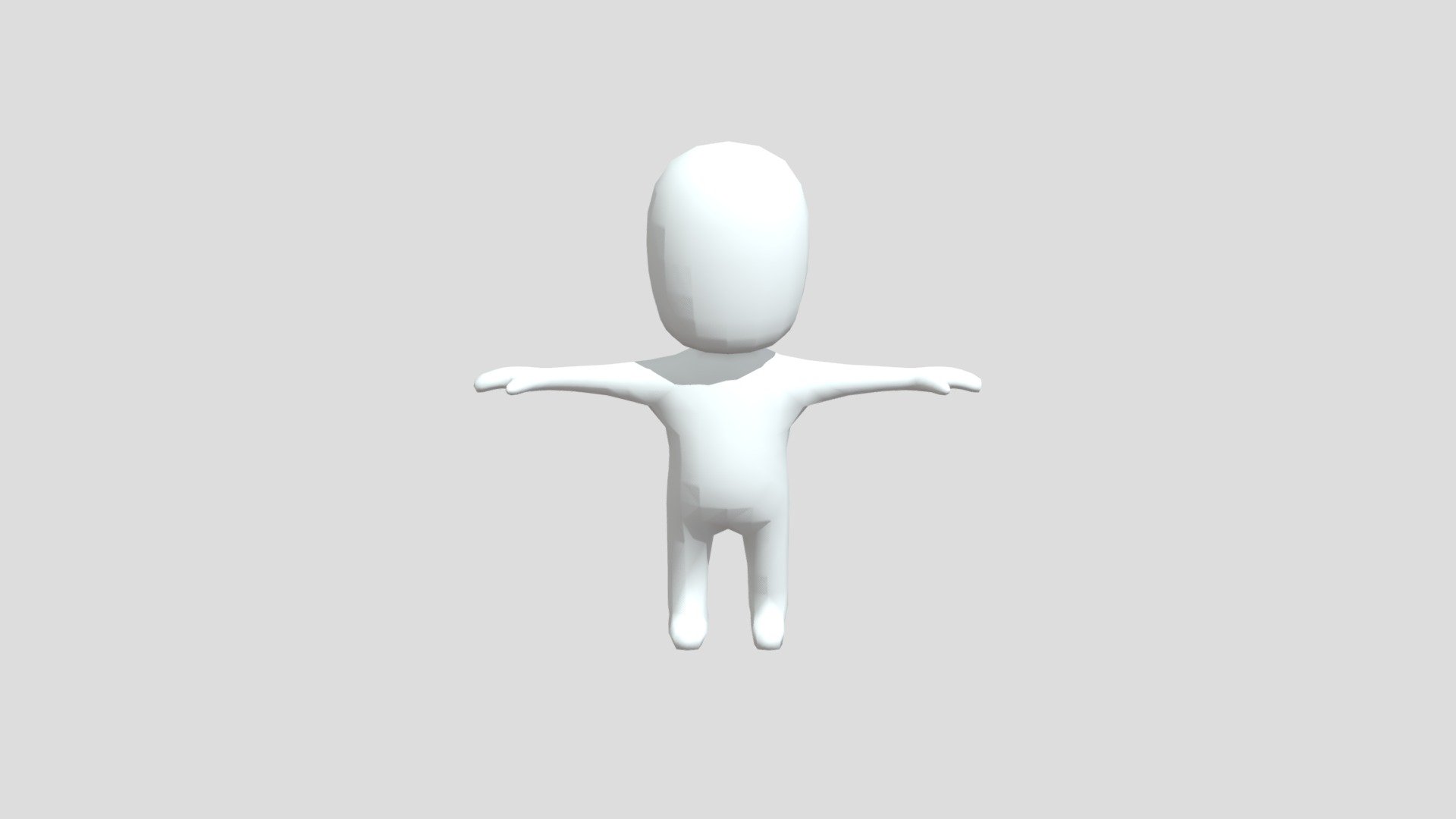 Low Poly Chubby Character - Download Free 3D model by Beanie33 ...