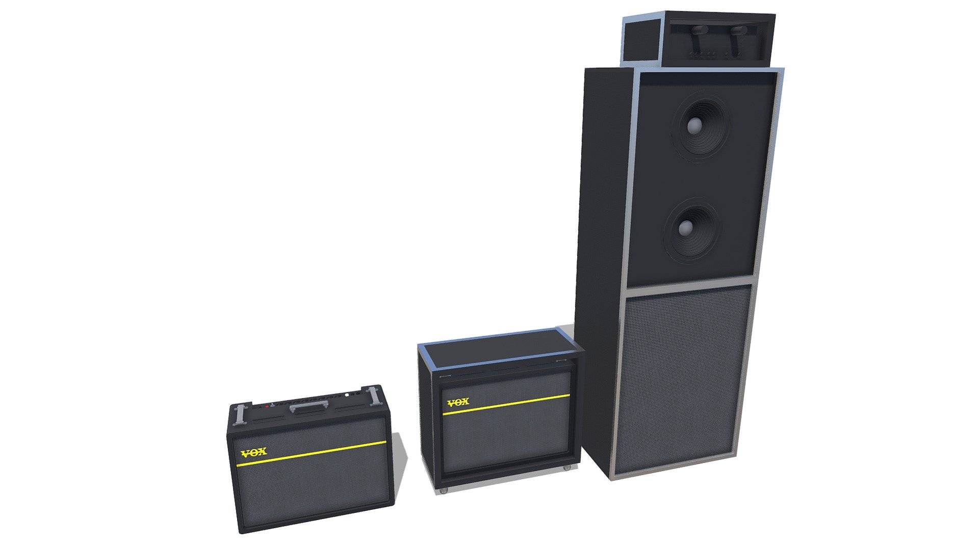 Speakers & Amps - Buy Royalty Free 3D model by Studio Lab (@studiolab ...