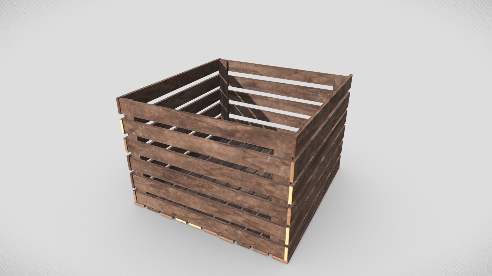 Wooden Box - Download Free 3D model by Katherina (@Kathi_Len) [bbf0b47 ...