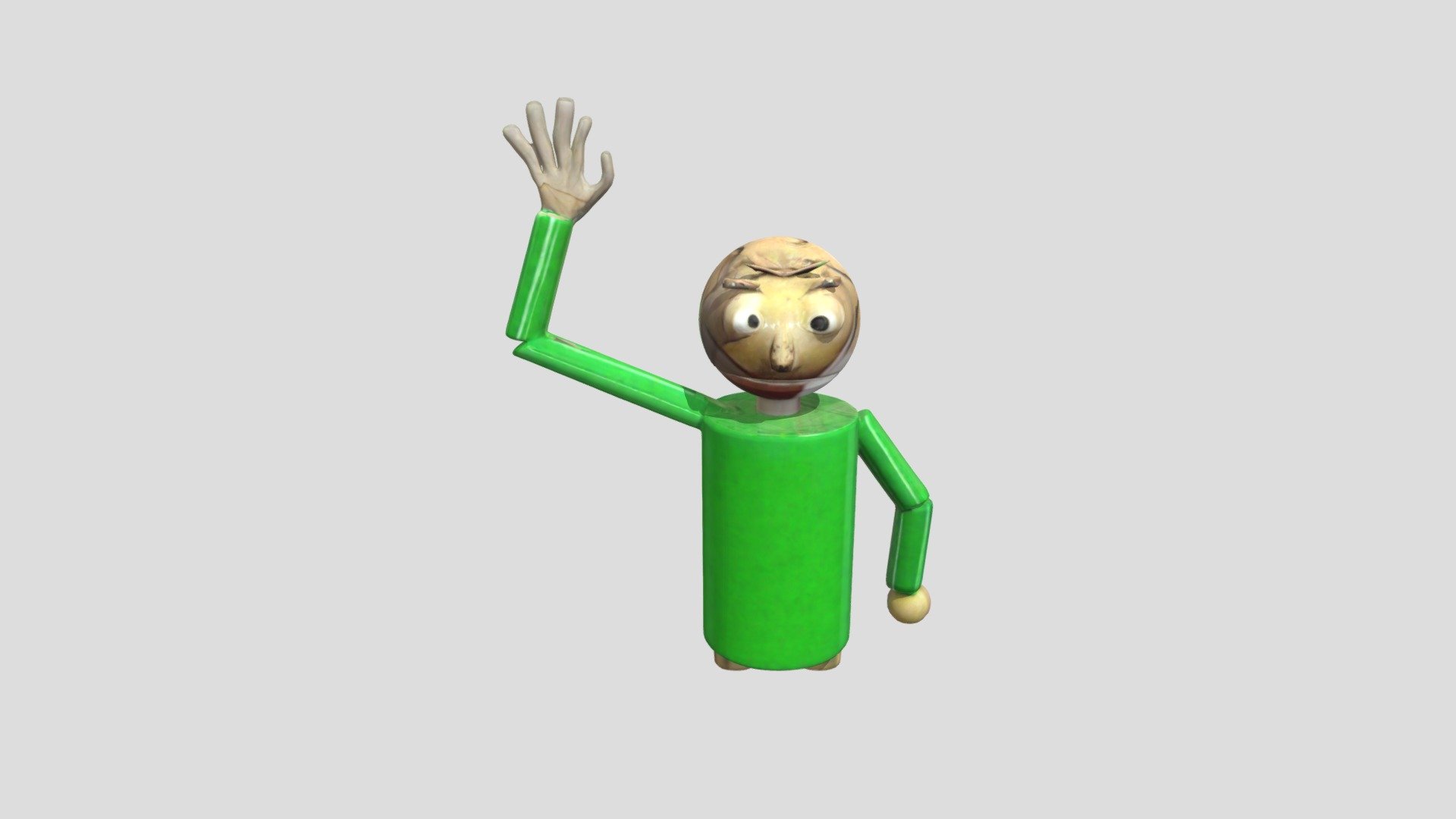Baldi Character Illustration - 3D model by ilyasiceboy05 [bbf0ca5 ...