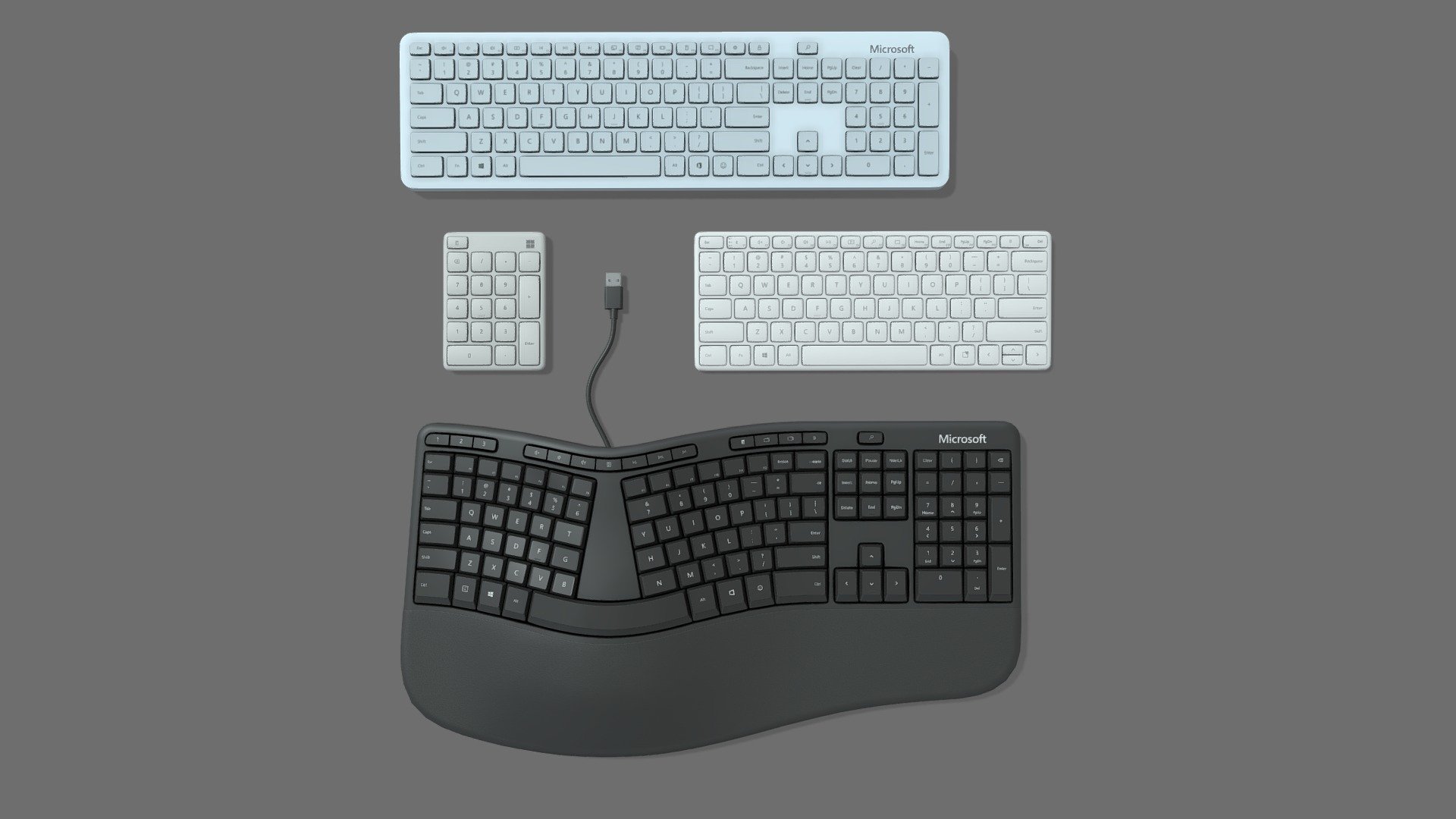 Microsoft Surface Keyboards - 3D model by mikeho3d [bbf0ec3] - Sketchfab
