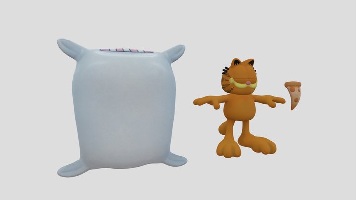Garfield 3D models - Sketchfab