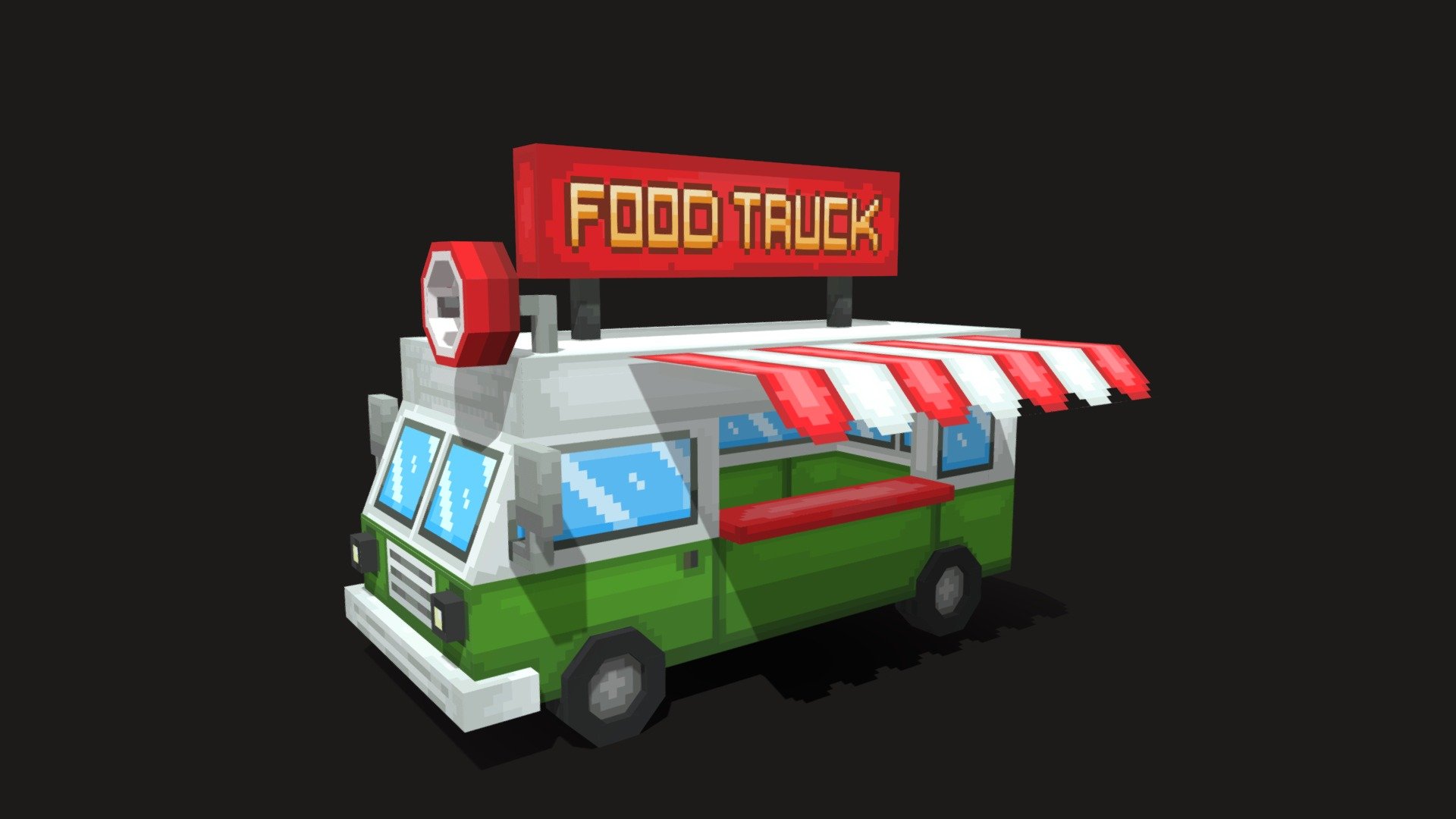 Food truck - 3D model by Yassou (@miss.yas.mc) [bbf47ba] - Sketchfab