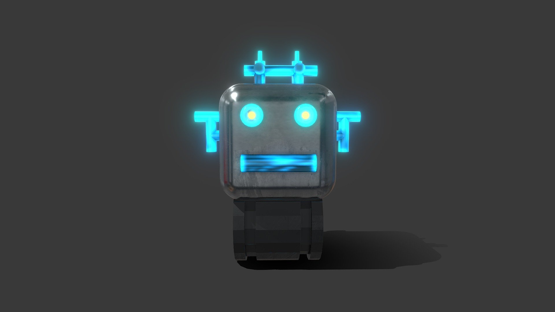 Crystal Modern Robot - 3D model by tmgraphics [bbf5a10] - Sketchfab