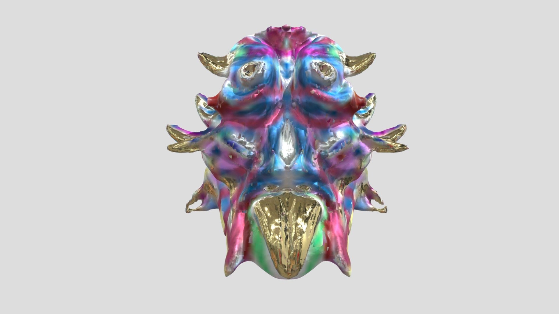 Mask of Fear - 3D model by Jimmy Gunawan (@jimmygunawan) [bbf5ac1 ...