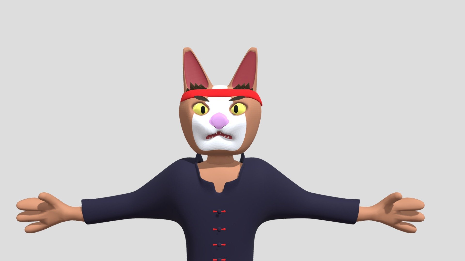 Ruff The Cat - 3D model by Friend1ymonster [bbf89fa] - Sketchfab