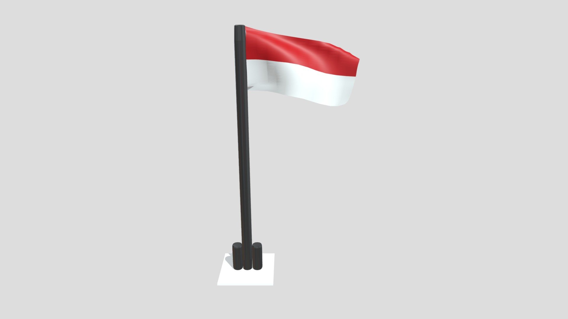 Bendera - 3D model by Tiger School Studio (@tigerschoolstudio) [bbfa479 ...