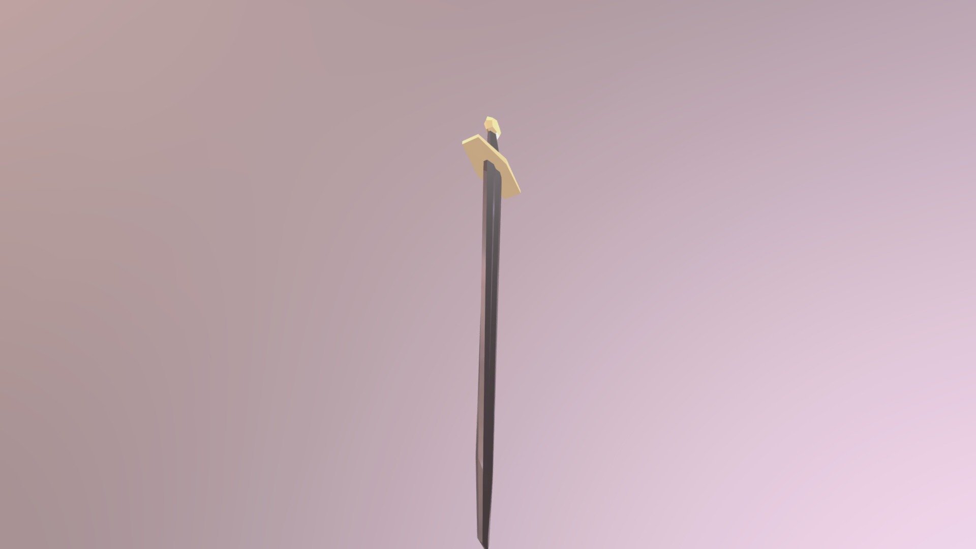 Simple Long Sword - 3D model by Yasmin Ranford (@Yaz) [bbfaa34] - Sketchfab