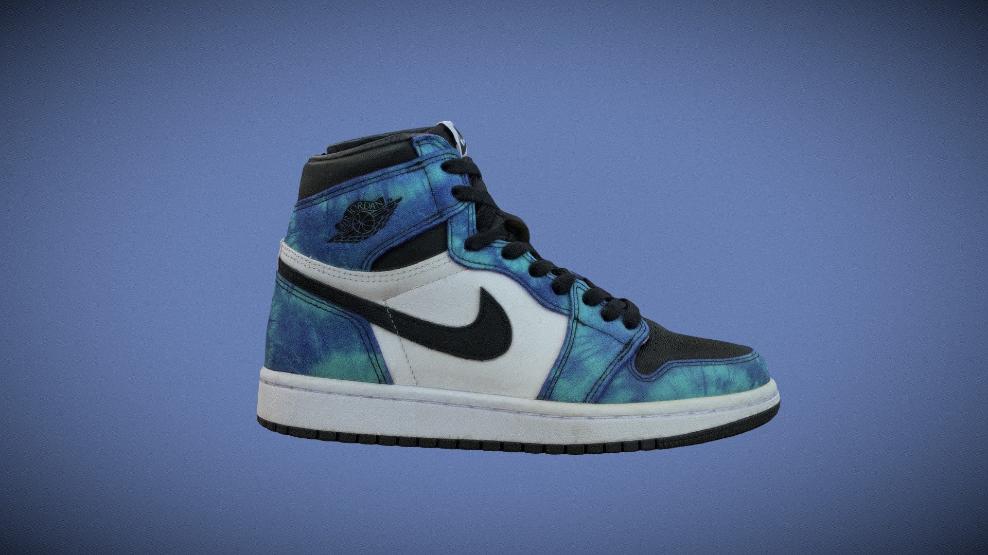 Airjordan_blue_3Dmodel - 3D model by Weina_Zhang [bbfb136] - Sketchfab