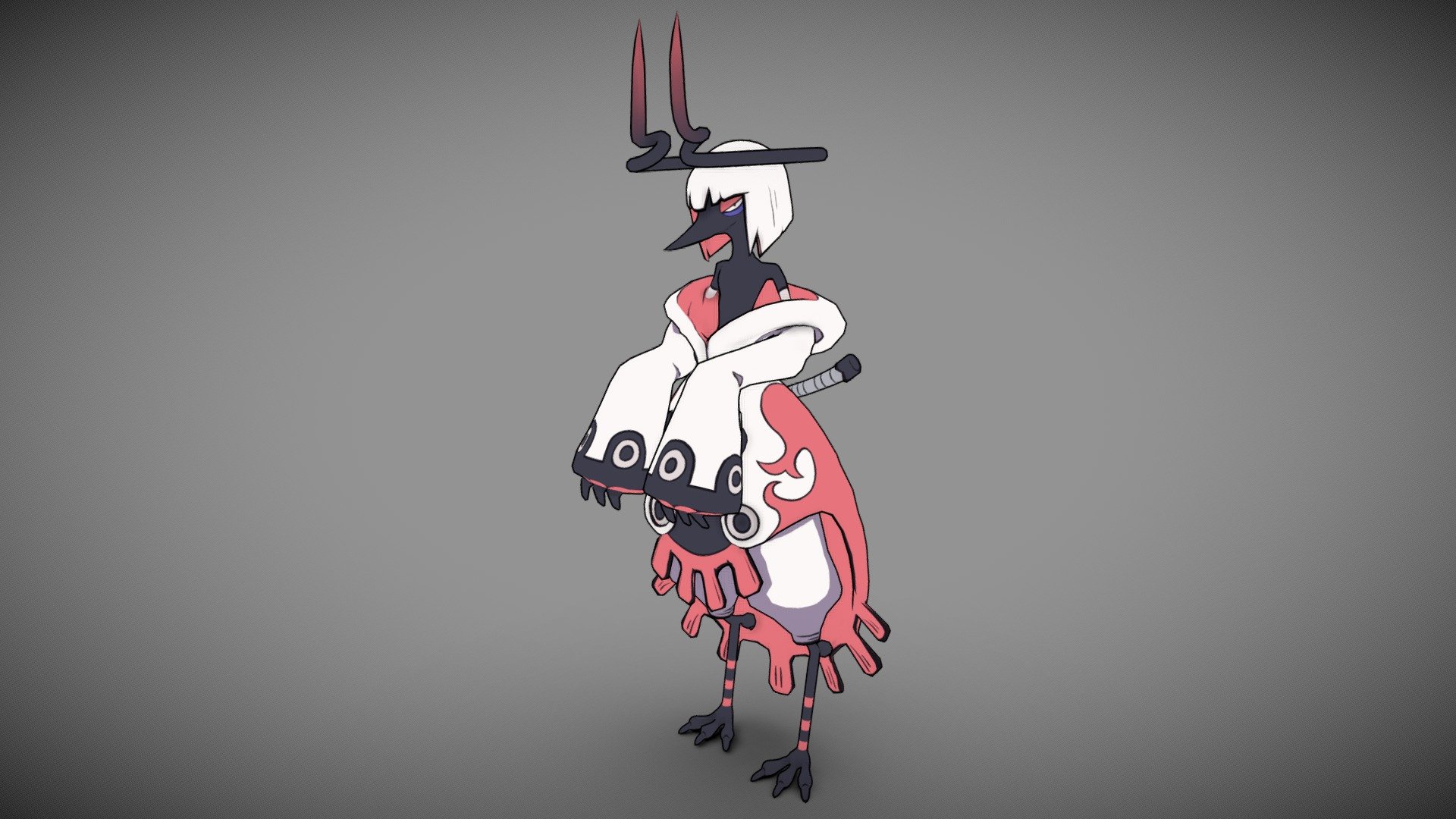 Anthro Angel Bird - 3D model by Théa Cantagallo (@theacantagallo ...