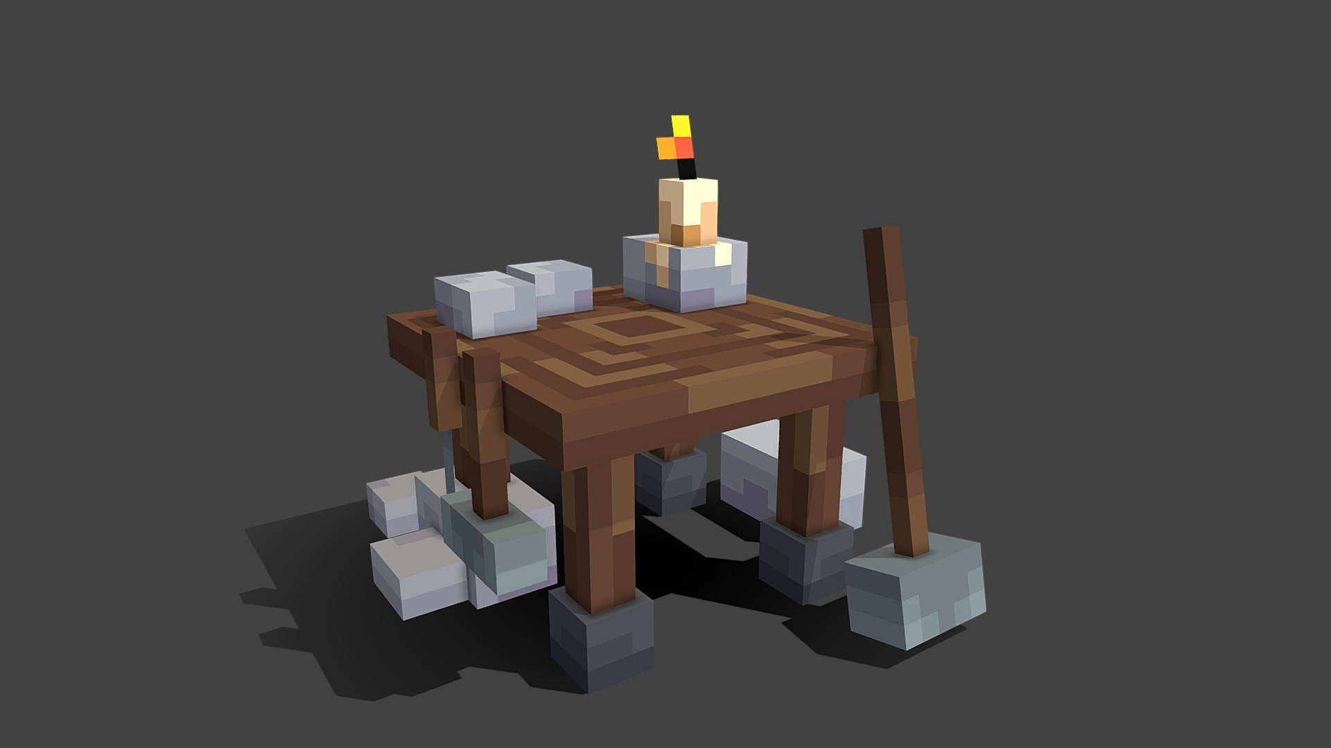 Stonemason's Workbench - 3D model by belka (@belka3) [bbfc332] - Sketchfab