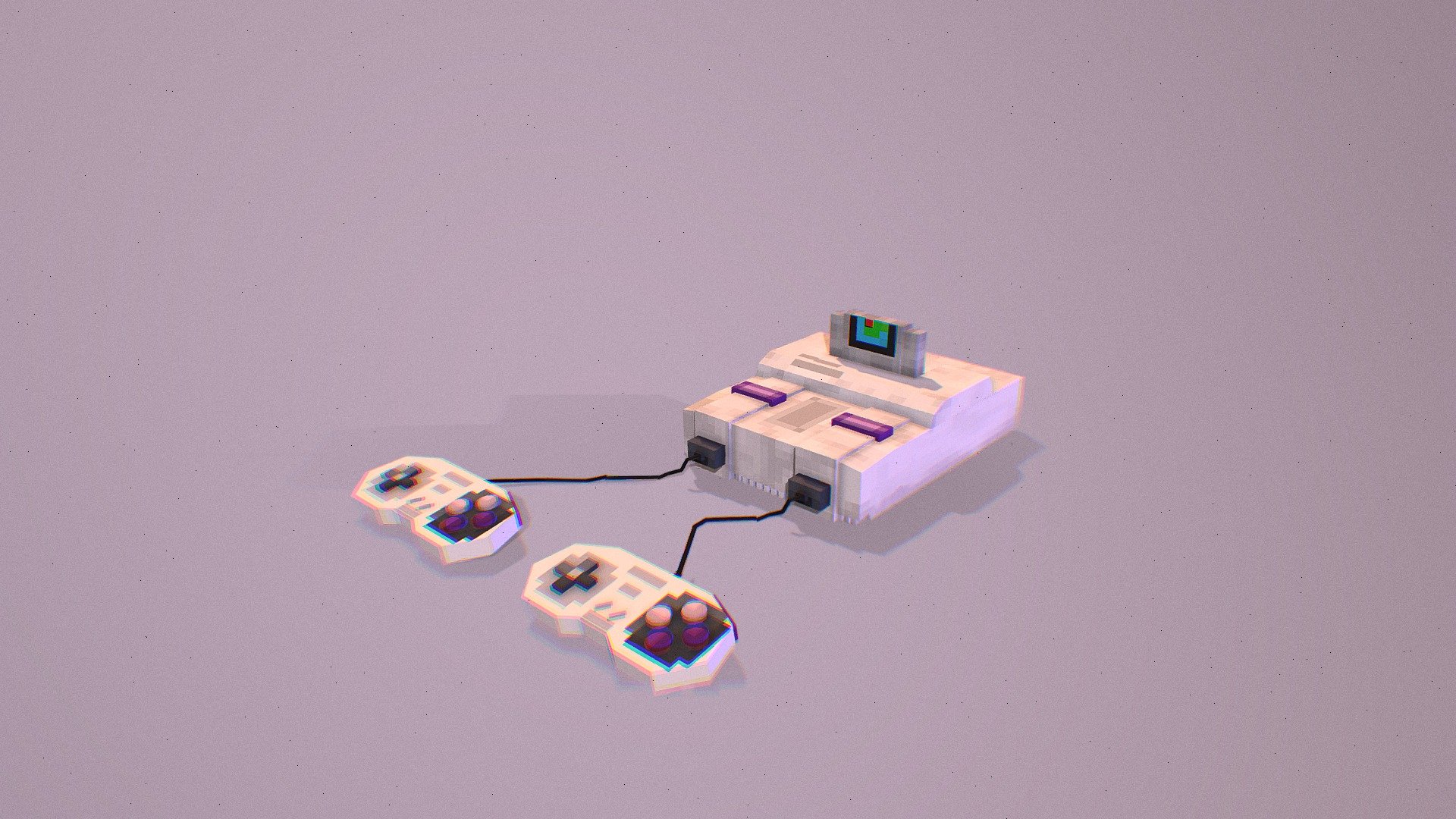 Snes - 3D model by Poroluiigi [bbfc7c8] - Sketchfab