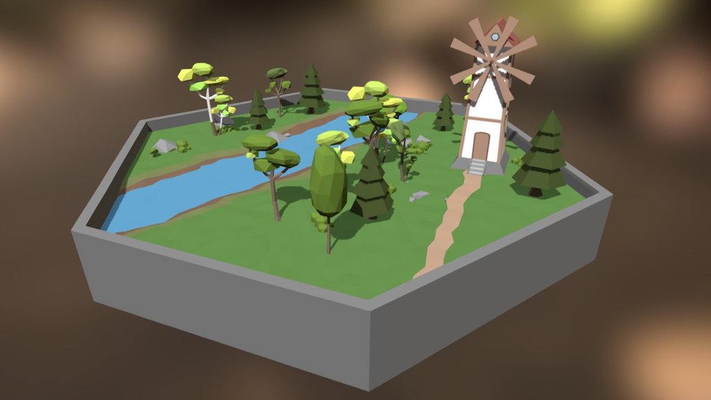 Hex_Windmill - 3D model by VisionGear Studios (@visiongear-studios ...