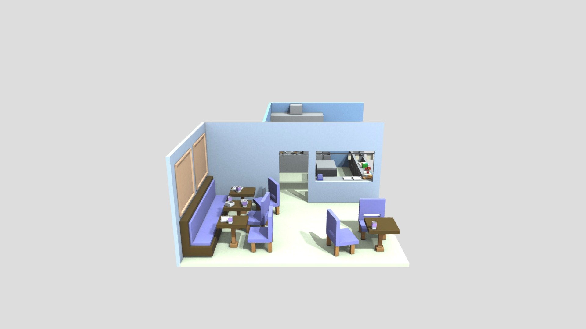 152_Cafe - 3D model by bajackson07 [bbfe4a7] - Sketchfab