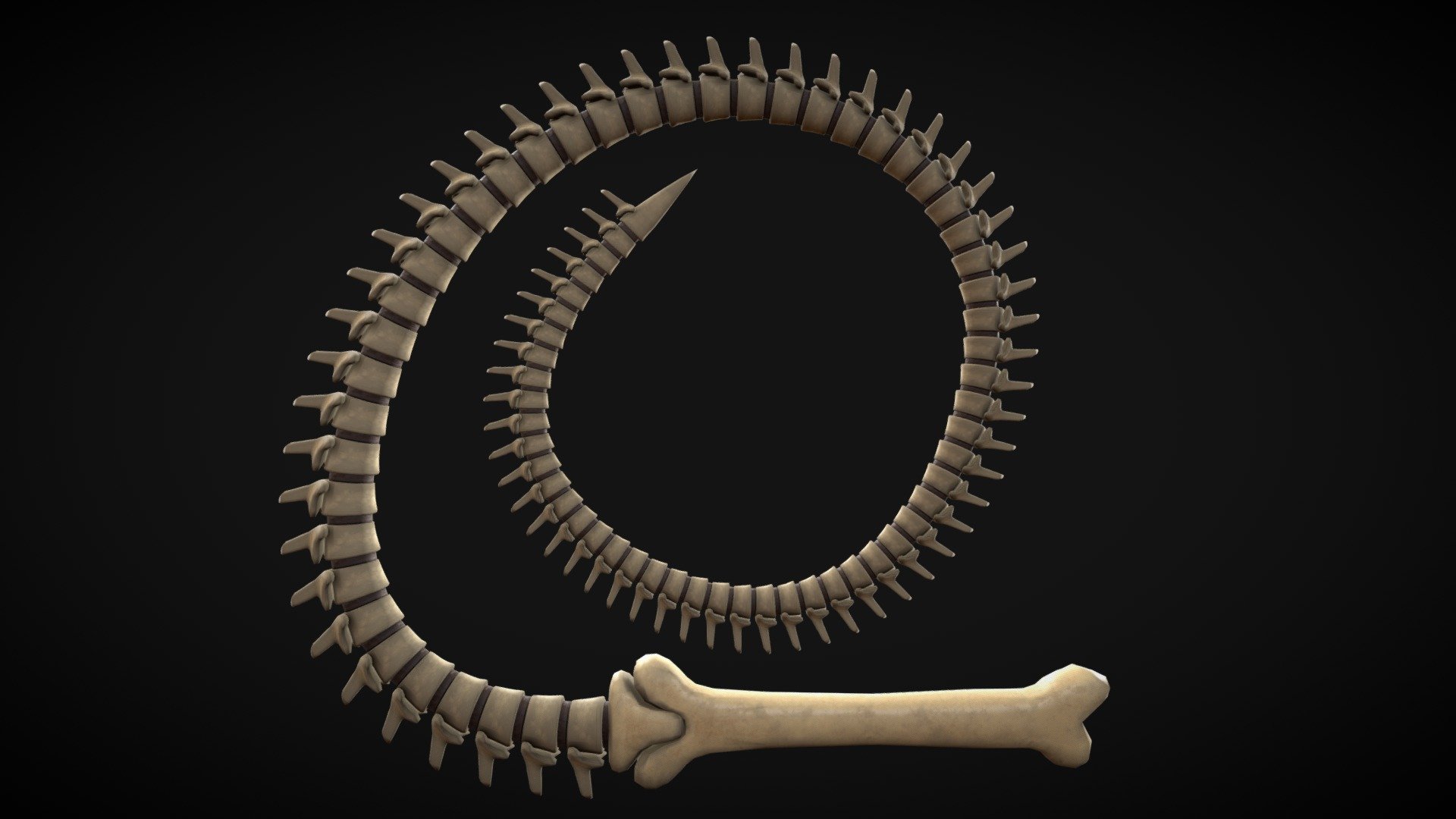 Bone Whip - Download Free 3D model by T4iri [bbfe6ff] - Sketchfab