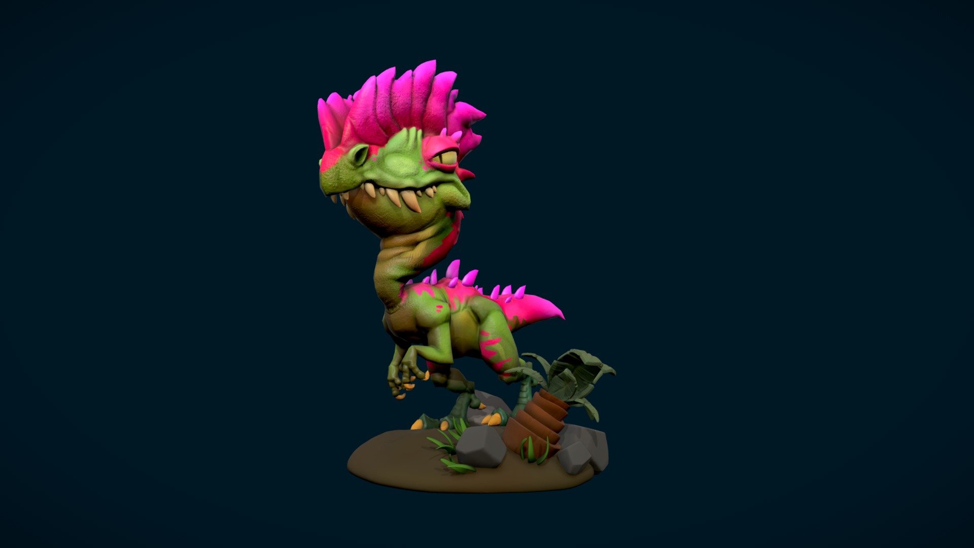 Stylized Cute Creature - Improved version - 3D model by PatricijaKeica ...