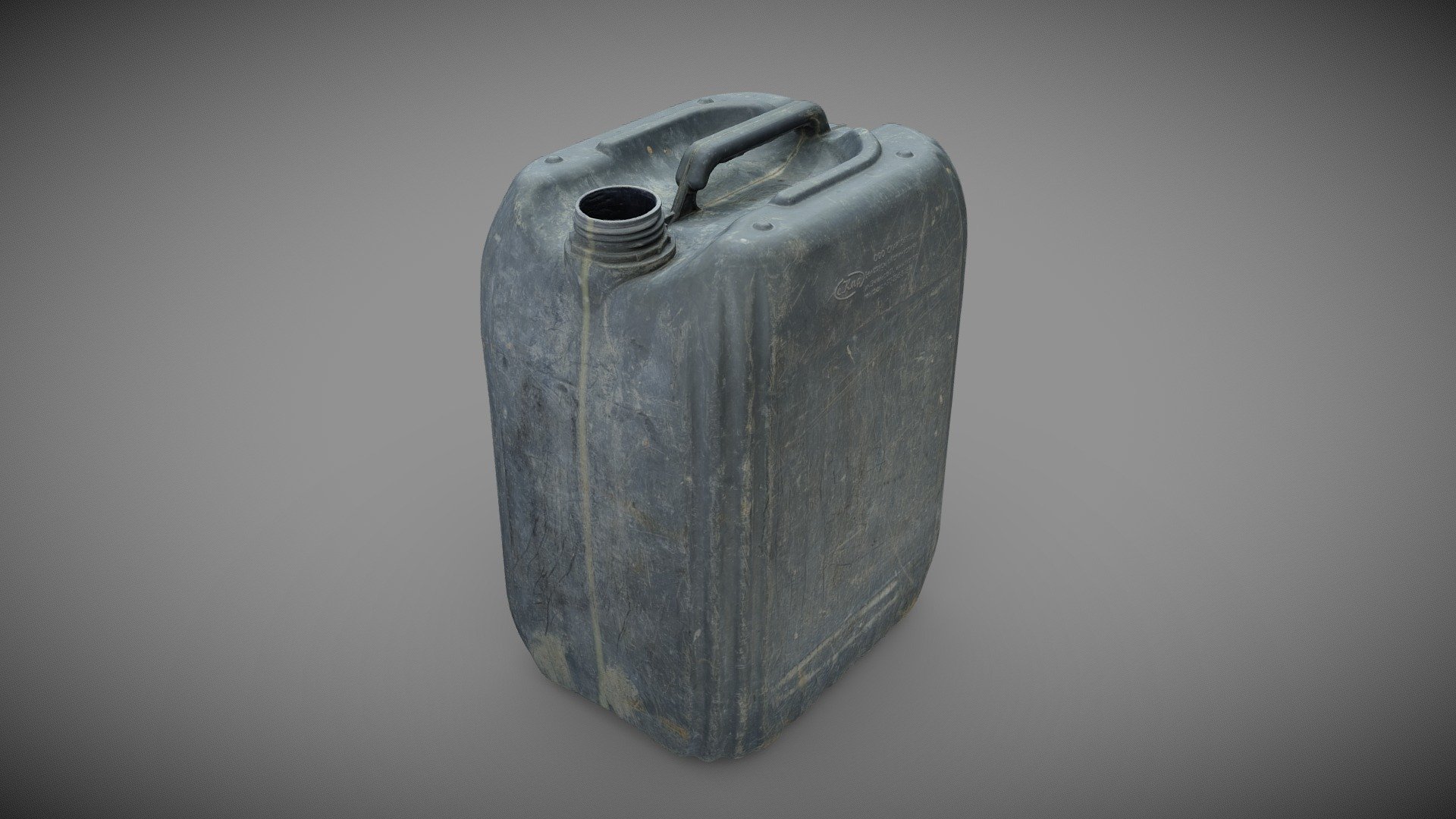 Plastic Canister | Канистра [Scan] - Download Free 3D model by hoxsvl ...
