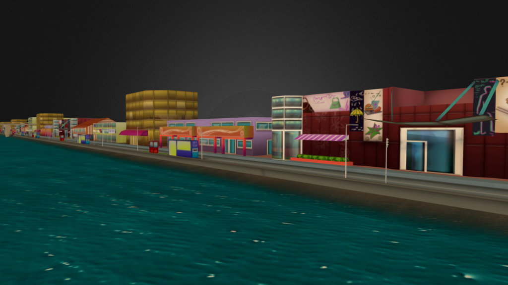 Marine Drive - 3D model by Dhaval Panchal (@panchaldhaval) [bc0309b ...