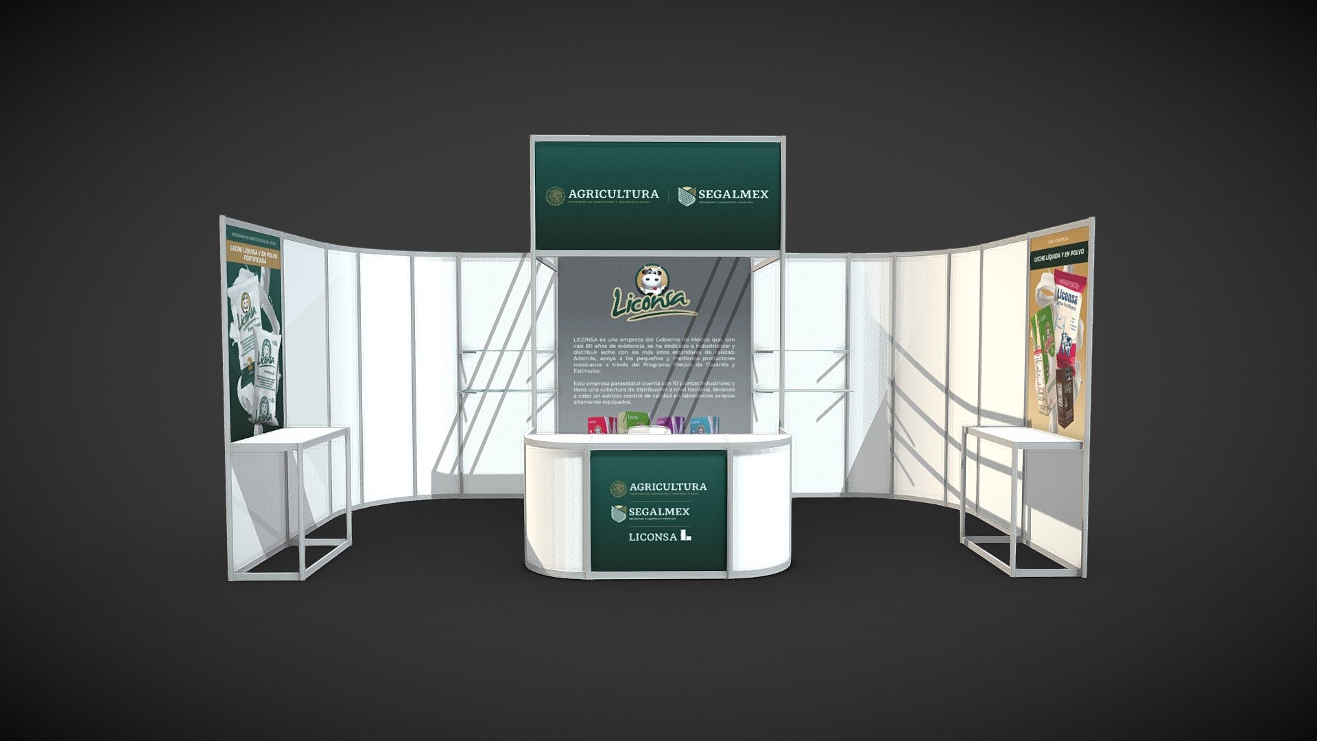 Stand Liconsa Julio 2023 - 3D model by Zich [bc03335] - Sketchfab