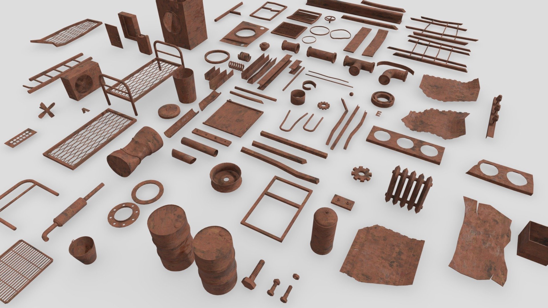 Metal Scrap - 3D model by Crazy_8 (@korboleevd) [bc05517] - Sketchfab