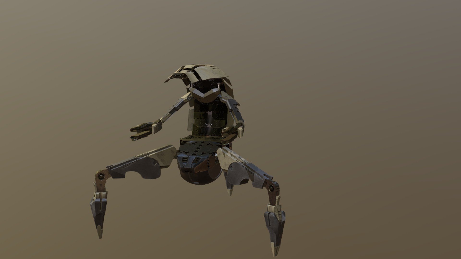 spider robot - 3D model by The_Adam [bc06319] - Sketchfab