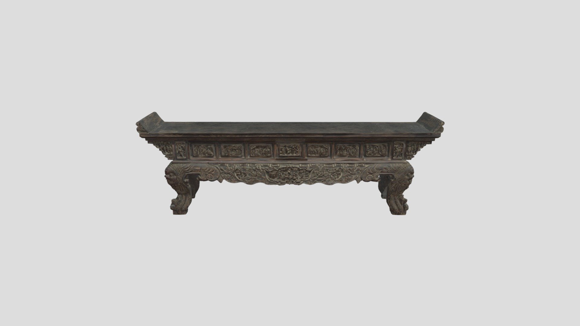 Ancient Wooden Altar Table - Buy Royalty Free 3D model by Now studio ...