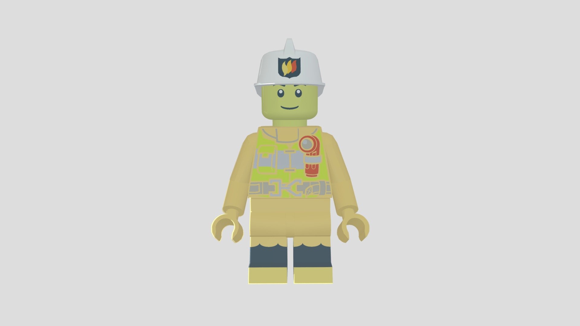 Fireman lego - Download Free 3D model by rcook201 [bc07919] - Sketchfab