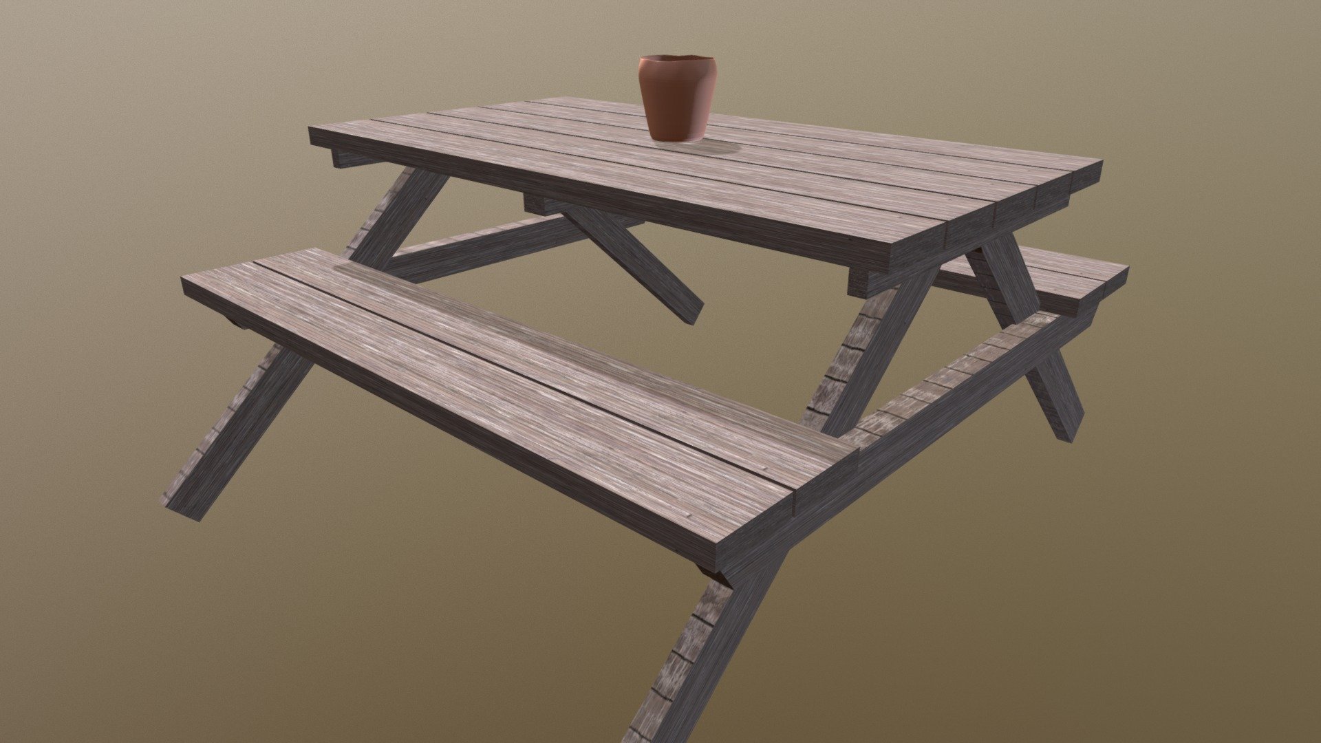 Picknick table - Download Free 3D model by mysticalzelda [bc096a6 ...