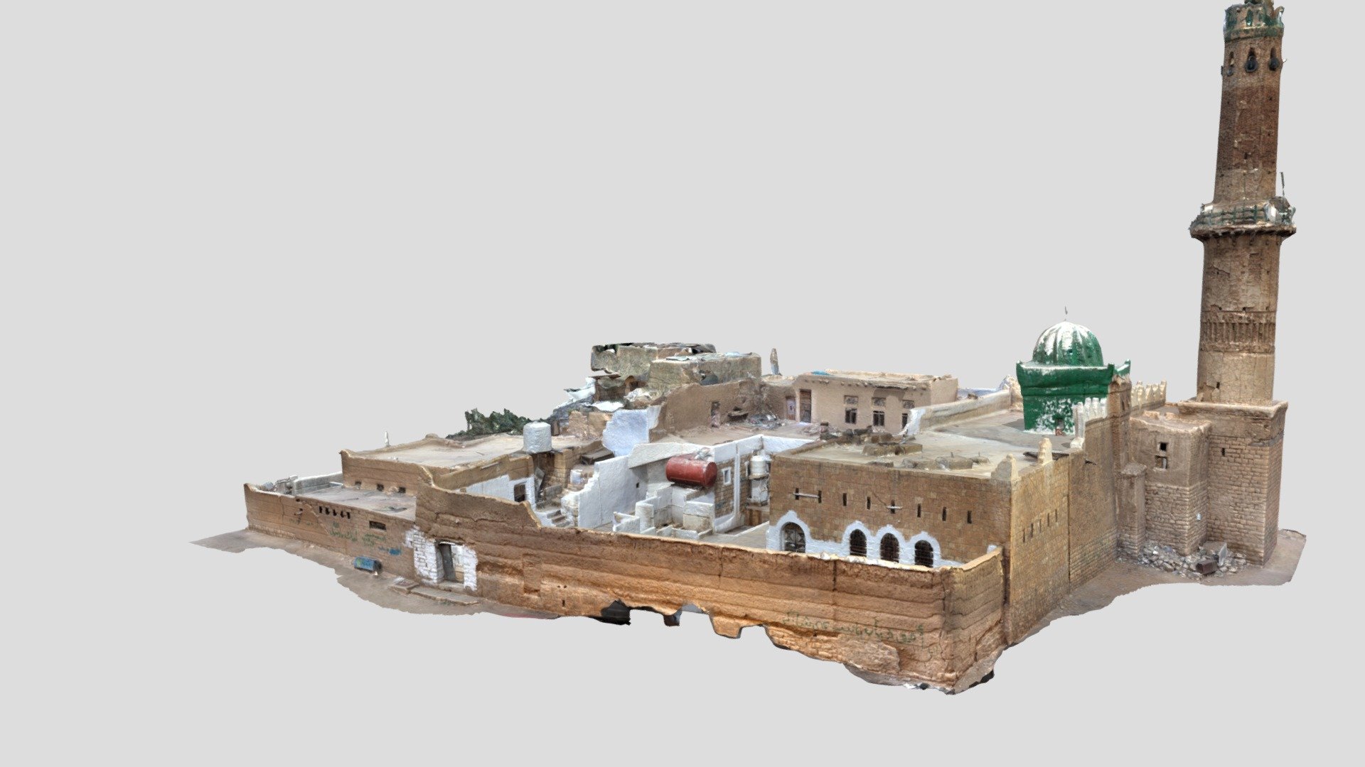 AL- Nizari Mosque Model - 3D model by SFD_Yemen [bc0abc4] - Sketchfab