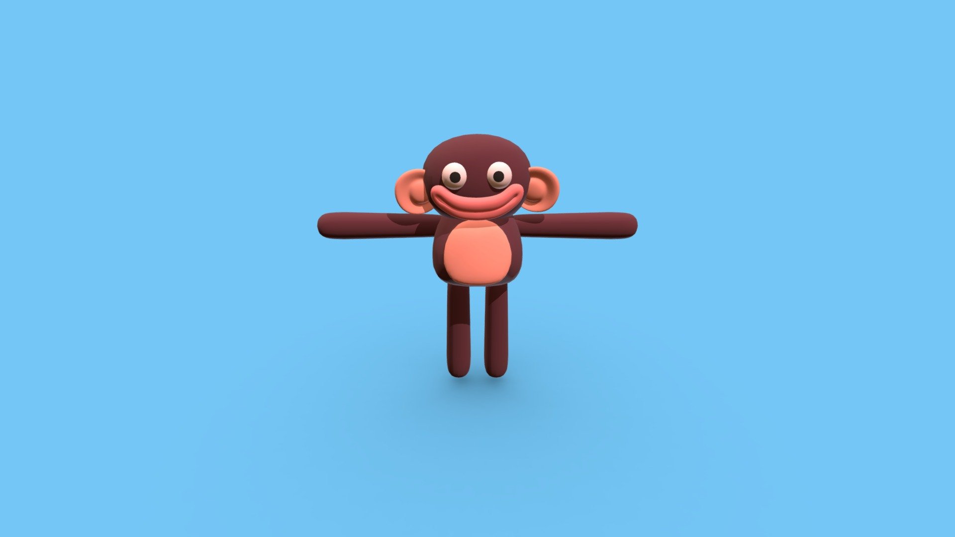 Mono bonito - Download Free 3D model by danymorantes [bc0aef0] - Sketchfab
