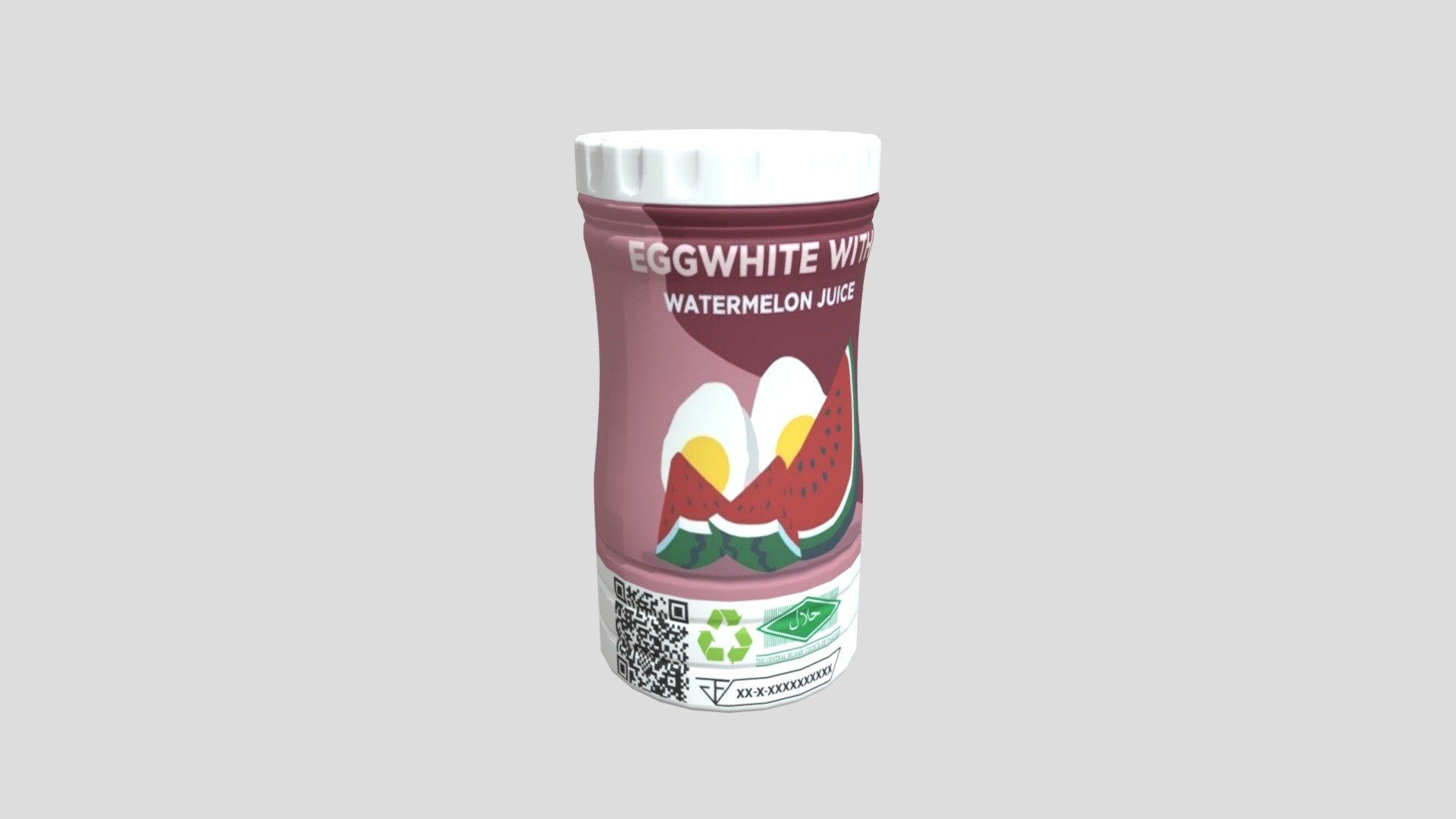 Watermelon Egg_white_Watermelon_Powder_Lid - 3D model by donlaporn.sae ...