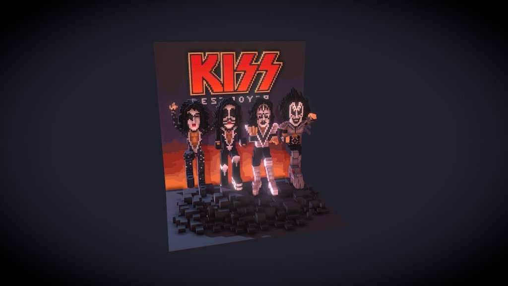 KISS Destroyer Scene - 3D model by Mike.Nicholson [bc0c71d] - Sketchfab