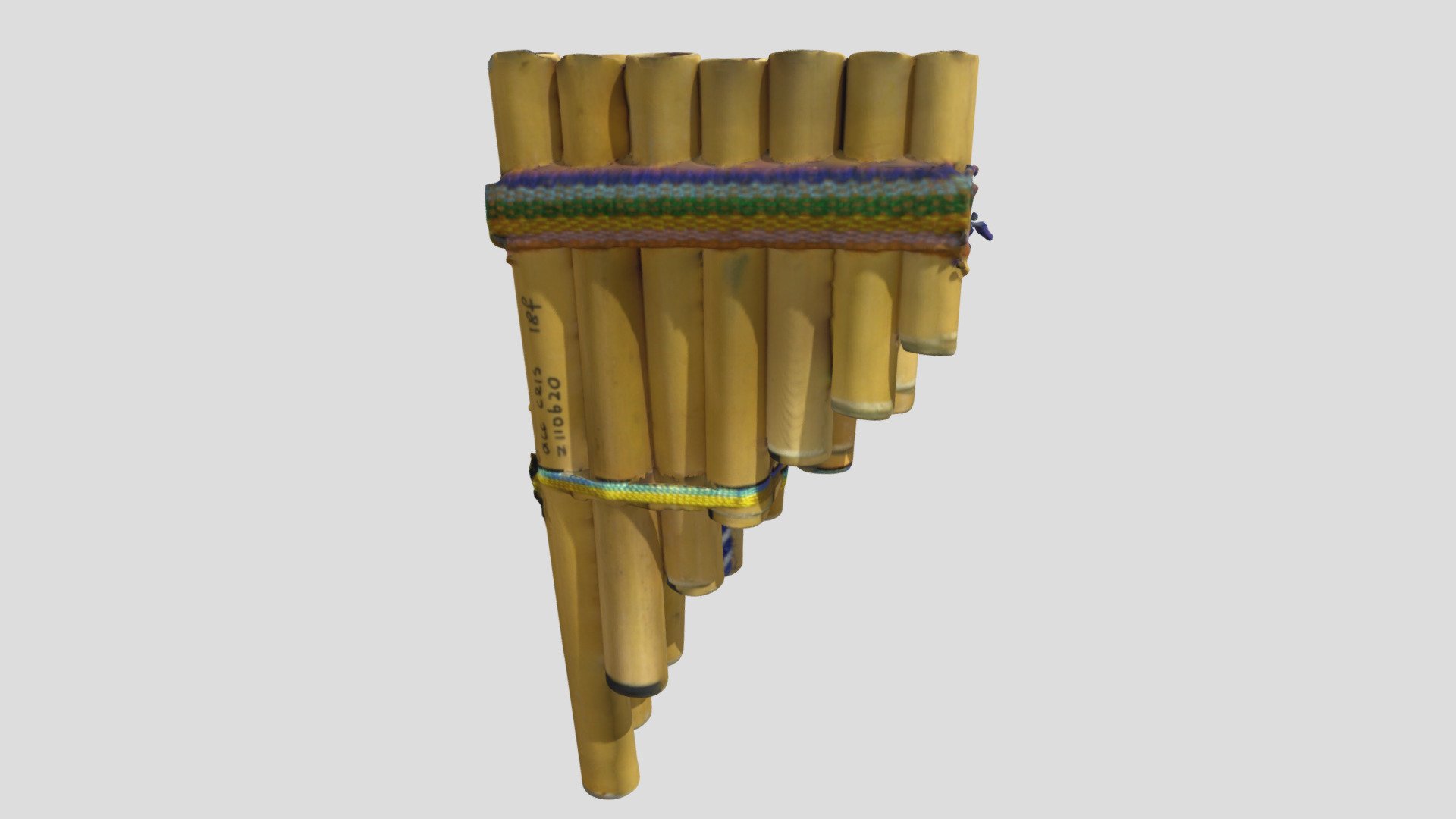 Pan pipes instrument - 3D model by Aberdeen City Libraries ...