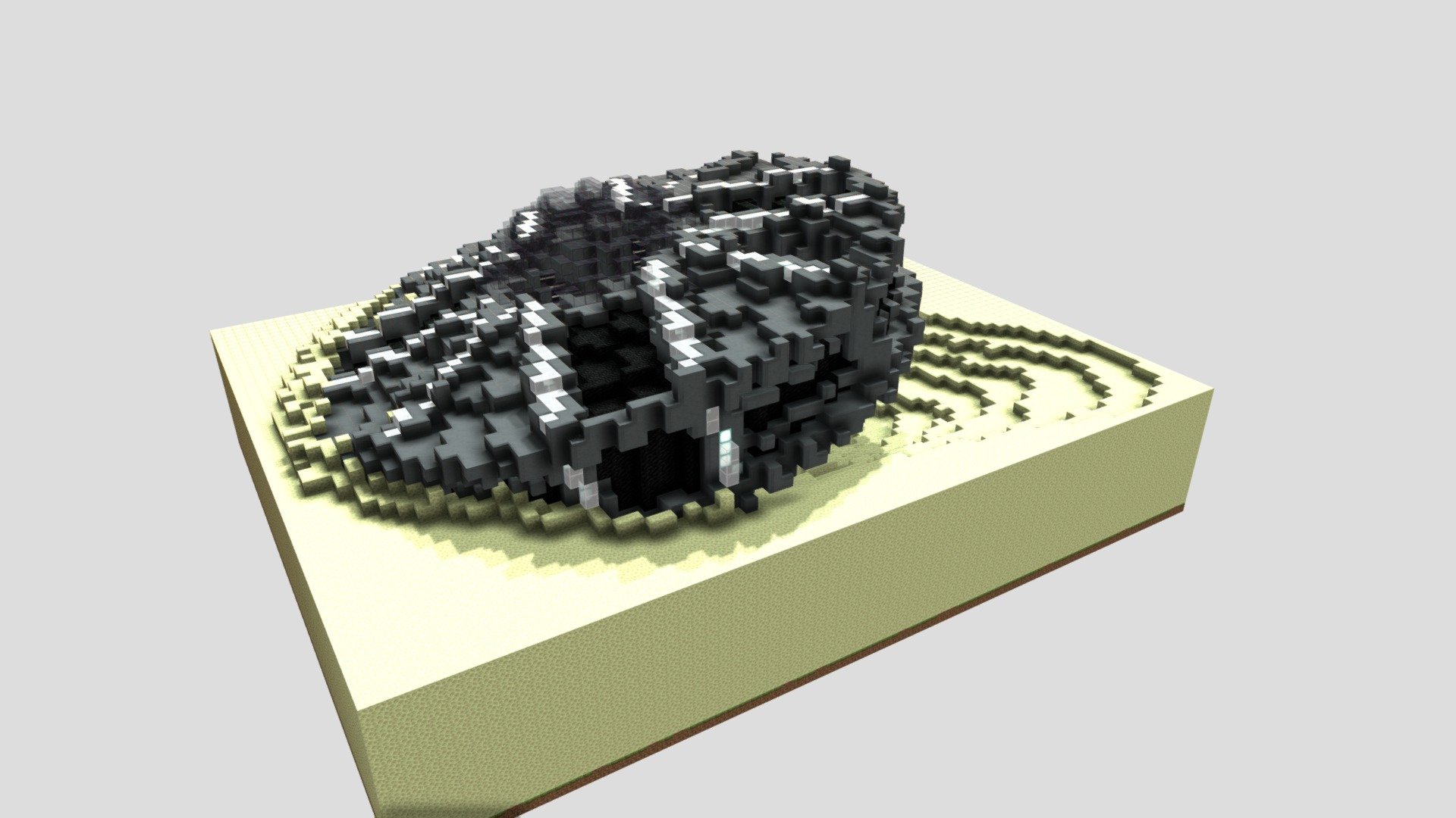 UFO Crashed - Download Free 3D model by e_nelson [bc0fde6] - Sketchfab