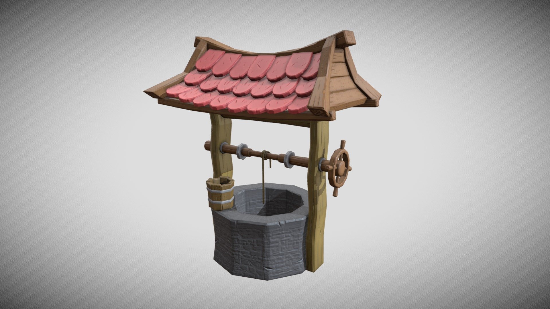 Stylized Well - Download Free 3D model by Michał Solarek (@misiek13 ...