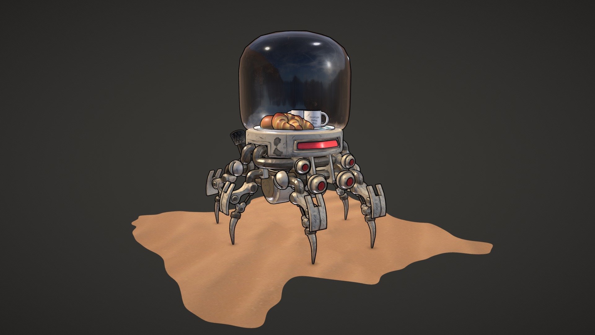 CAF3-B0T - 3D model by hyucc (@Brady.White) [bc12151] - Sketchfab
