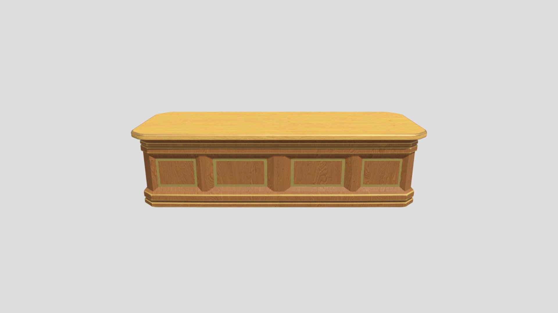 Lawyer Bench - 3D model by bloopykxg [bc12698] - Sketchfab