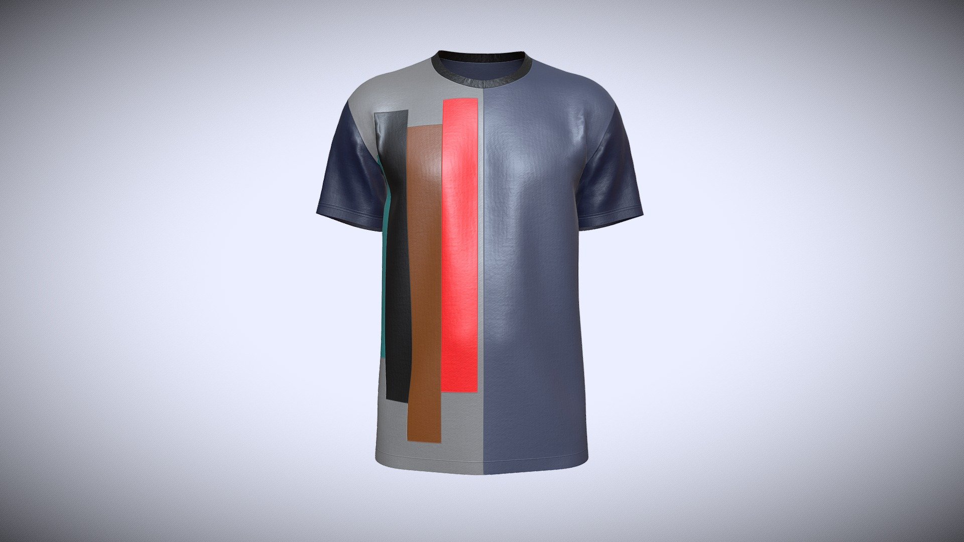Mens Printed T-Shirt - Buy Royalty Free 3D model by Clothing Axis ...