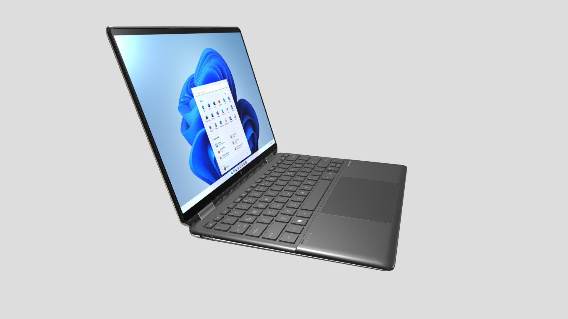 HP NoteBook | Dashiell 14 Nightfall Black - 3D model by 3dquil [bc14ae0] - Sketchfab