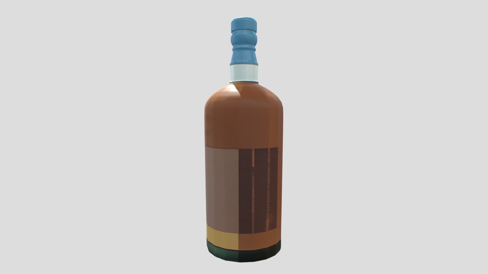 bottle of whisky - 3D model by sarthakadvertisment [bc18260] - Sketchfab
