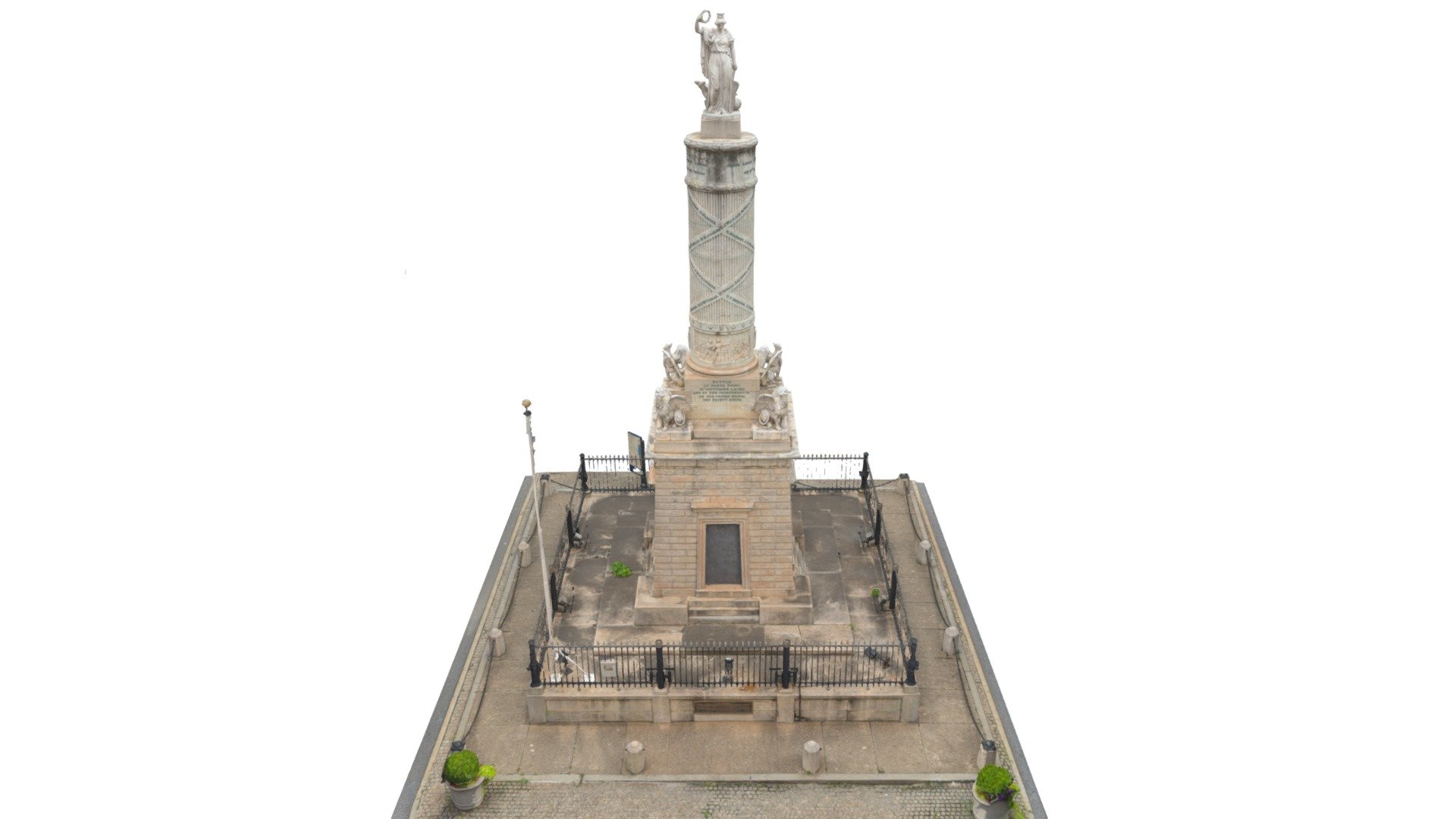 Battle Monument Square - Download Free 3D model by Katie Wolfe ...